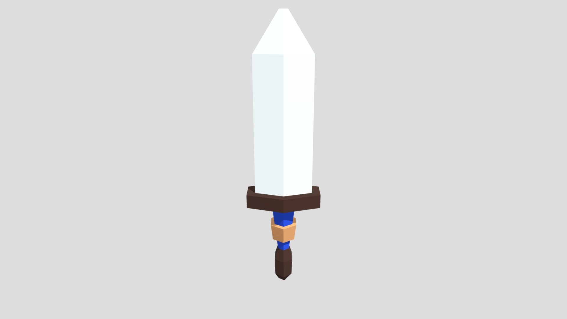 Simple Sword - 3D model by zelzo [e3dcbed] - Sketchfab