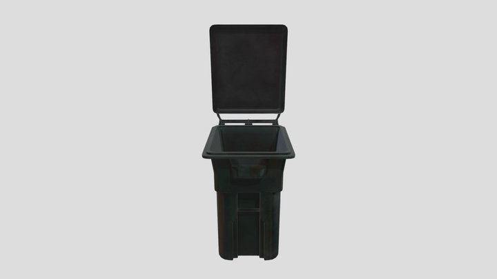 Dustbin-3d-model 3D models - Sketchfab