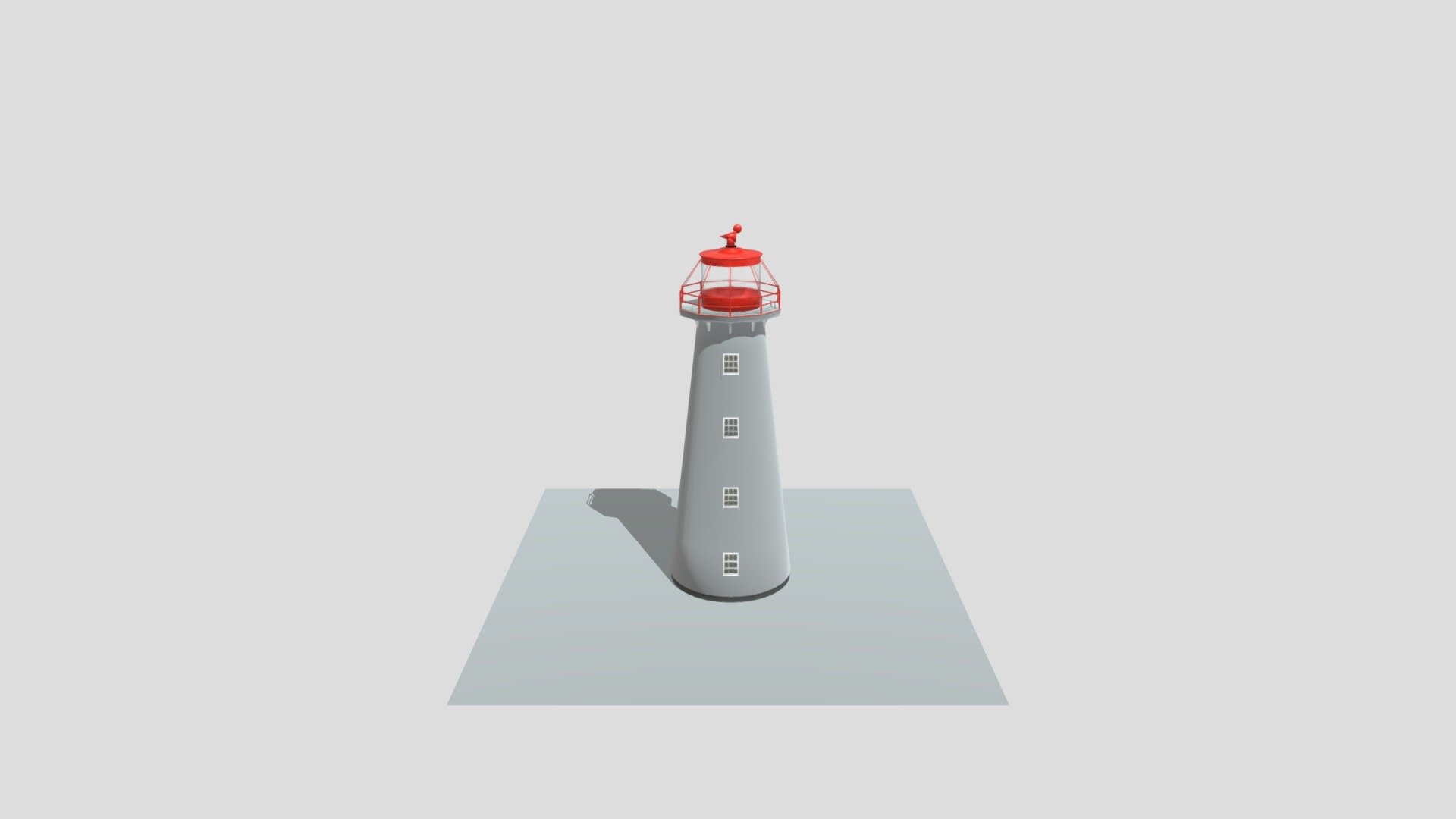 Basic Lighthouse - Download Free 3D model by stratt3000 [e3dd544] - Sketchfab