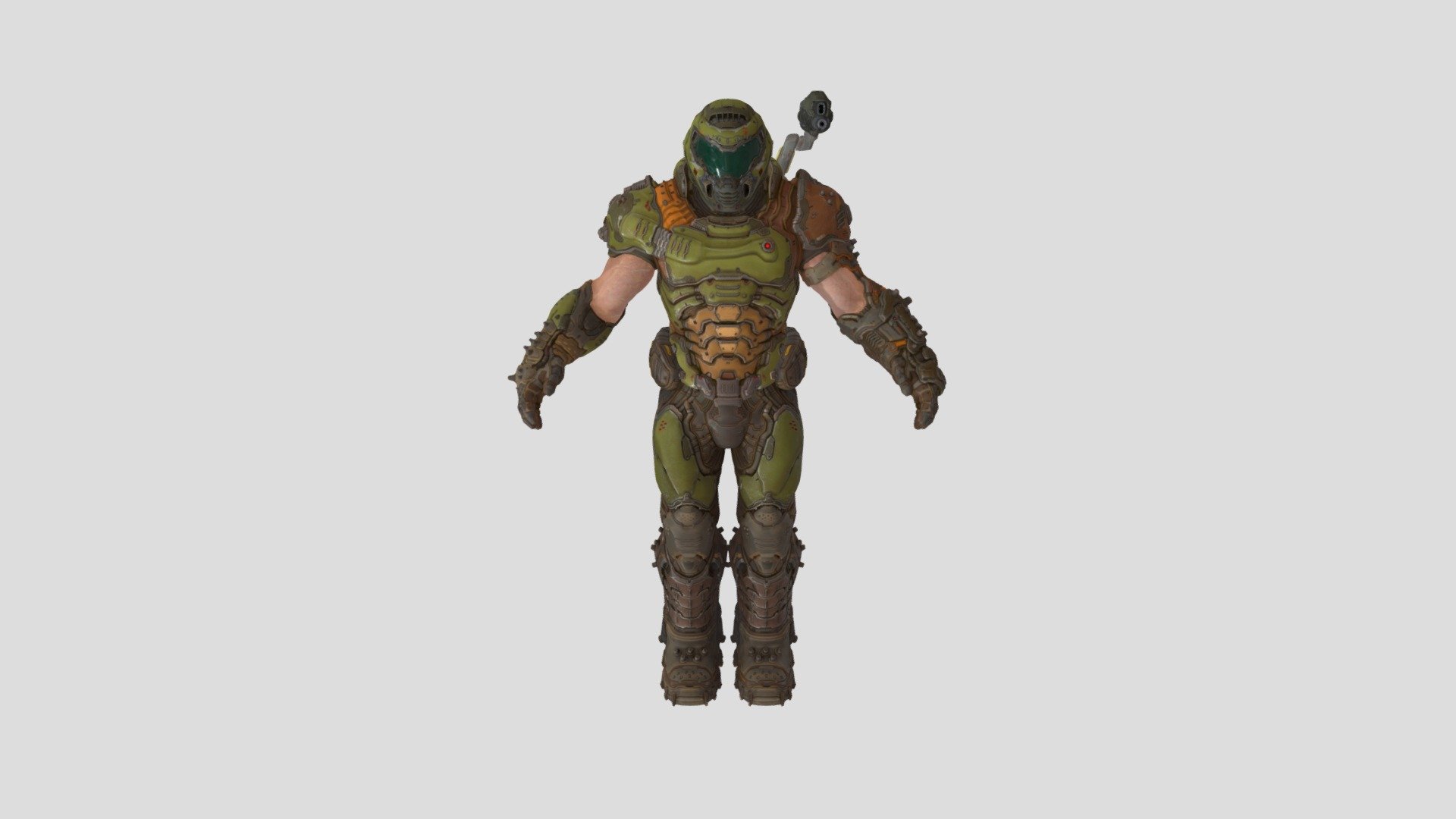 Doom Slayer - Download Free 3D model by irons3th [e3de321] - Sketchfab