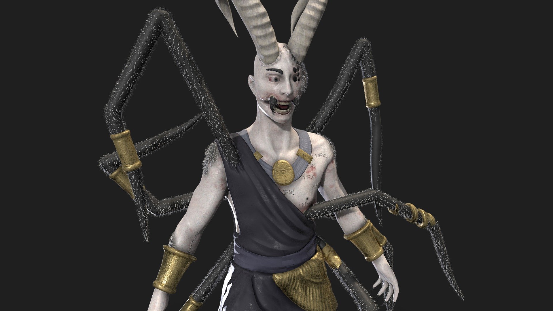 Chaim's Demon Character - 3D model by Alexandria Maharaj ...