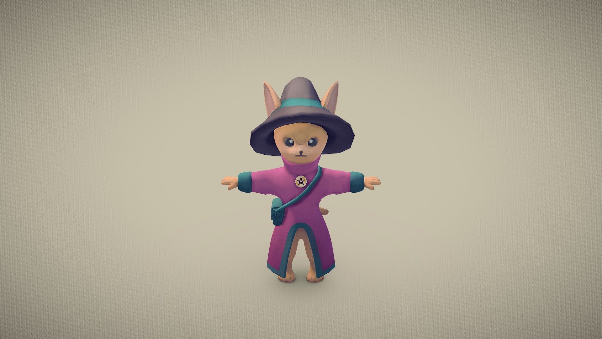 Warlock cat - 3D model by Helgrind (@helgrind444) [e3e484d] - Sketchfab