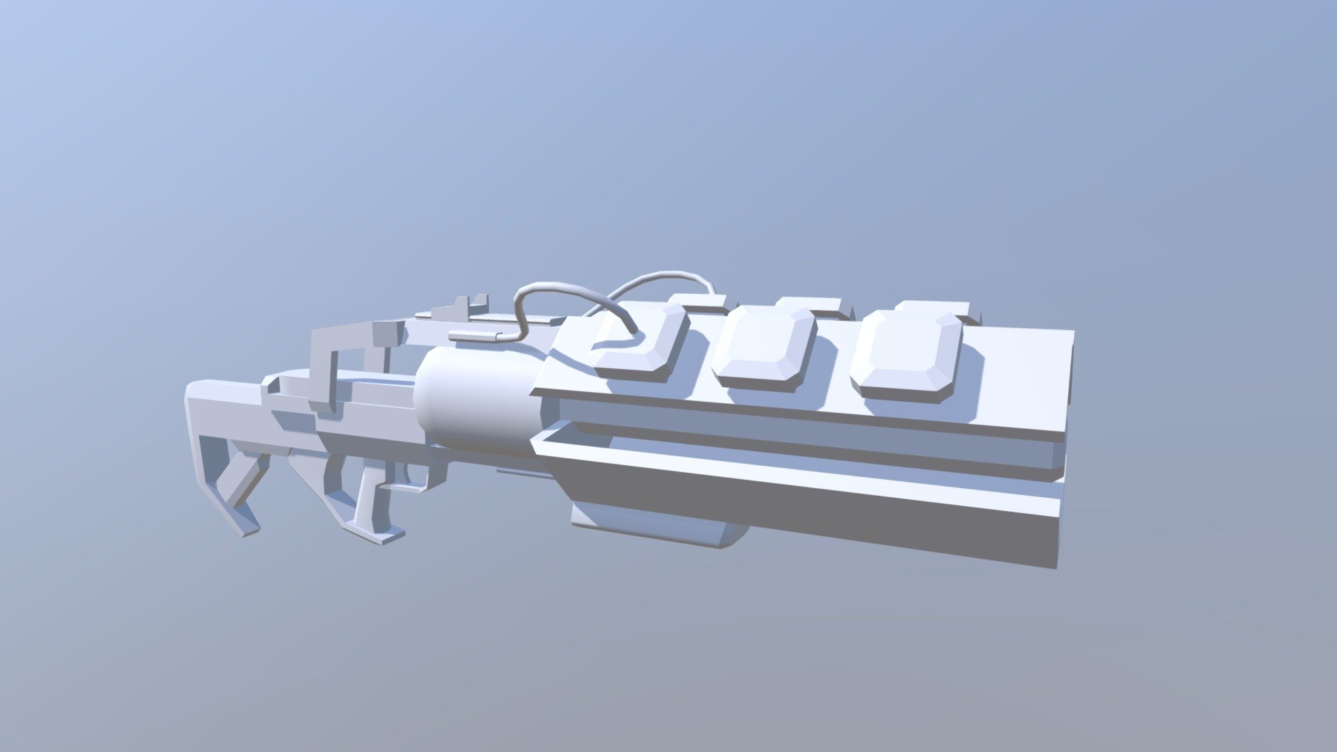 Railgun Untextured - 3D model by Fraser Gray (@FraserG) [e3e8b2f ...