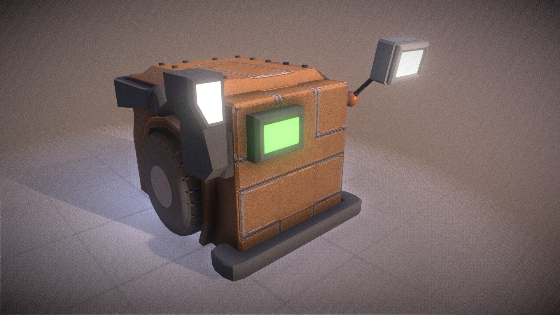 Box Robot - Buy Royalty Free 3D model by Wajdi (@Wajdi_Dosary) [e3ea9a4 ...