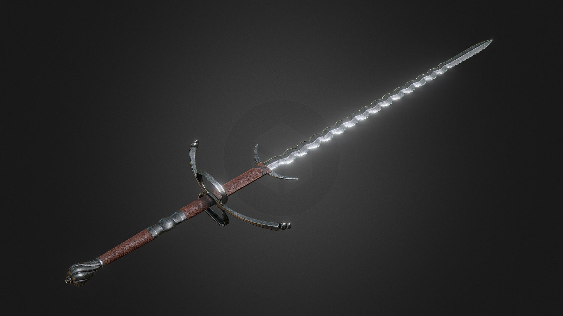 Ornate Flamberge - 3D model by Portalarium [e3eb0a7] - Sketchfab