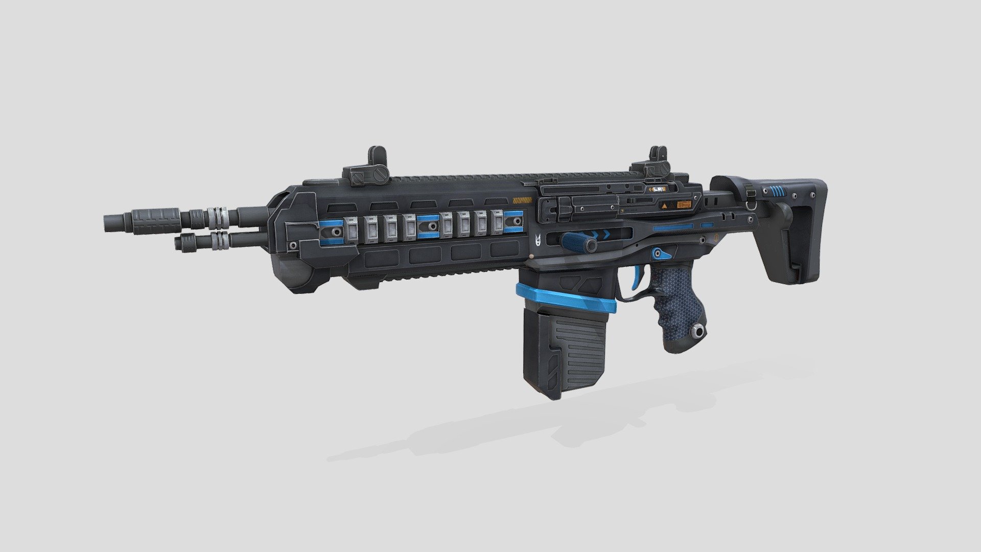 Assault Rifle - 3D model by Fakhrul (@FakhrulRahmad) [e3eb3ef] - Sketchfab