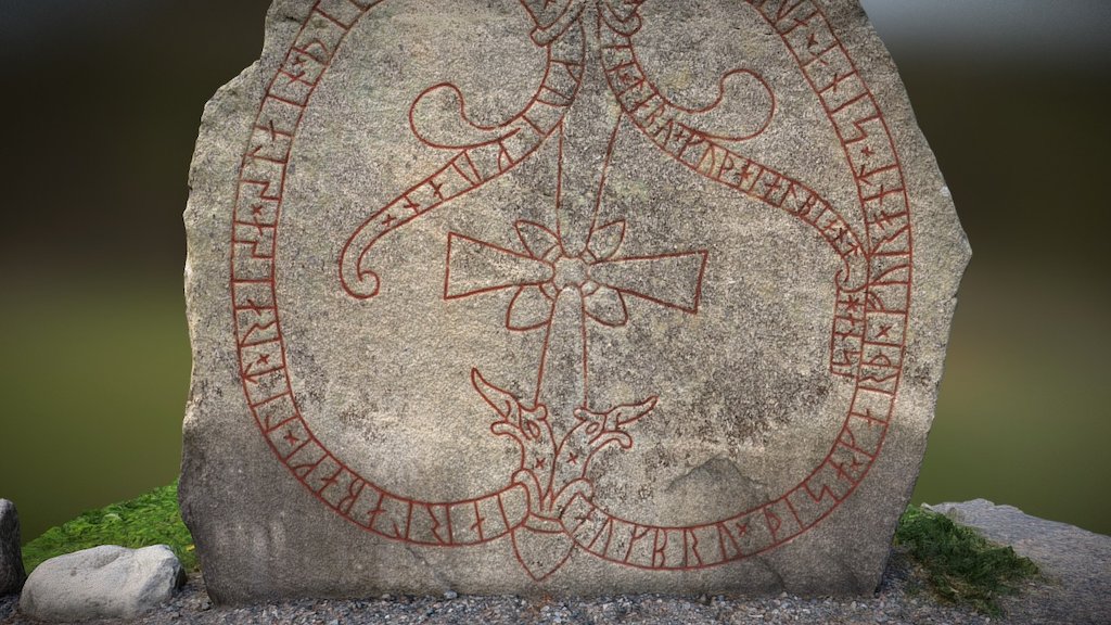 Runestone#24 - 3D model by johanh (@callezetter) [e3ed272] - Sketchfab