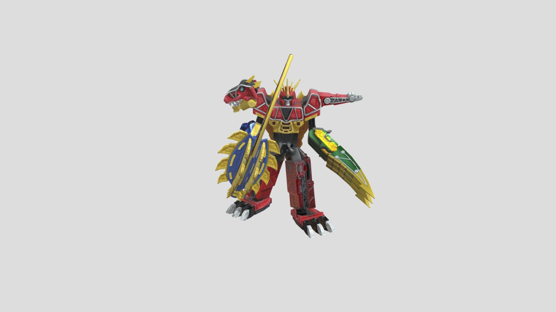 Megazord - Download Free 3D model by mike69420 [e3ed69c] - Sketchfab