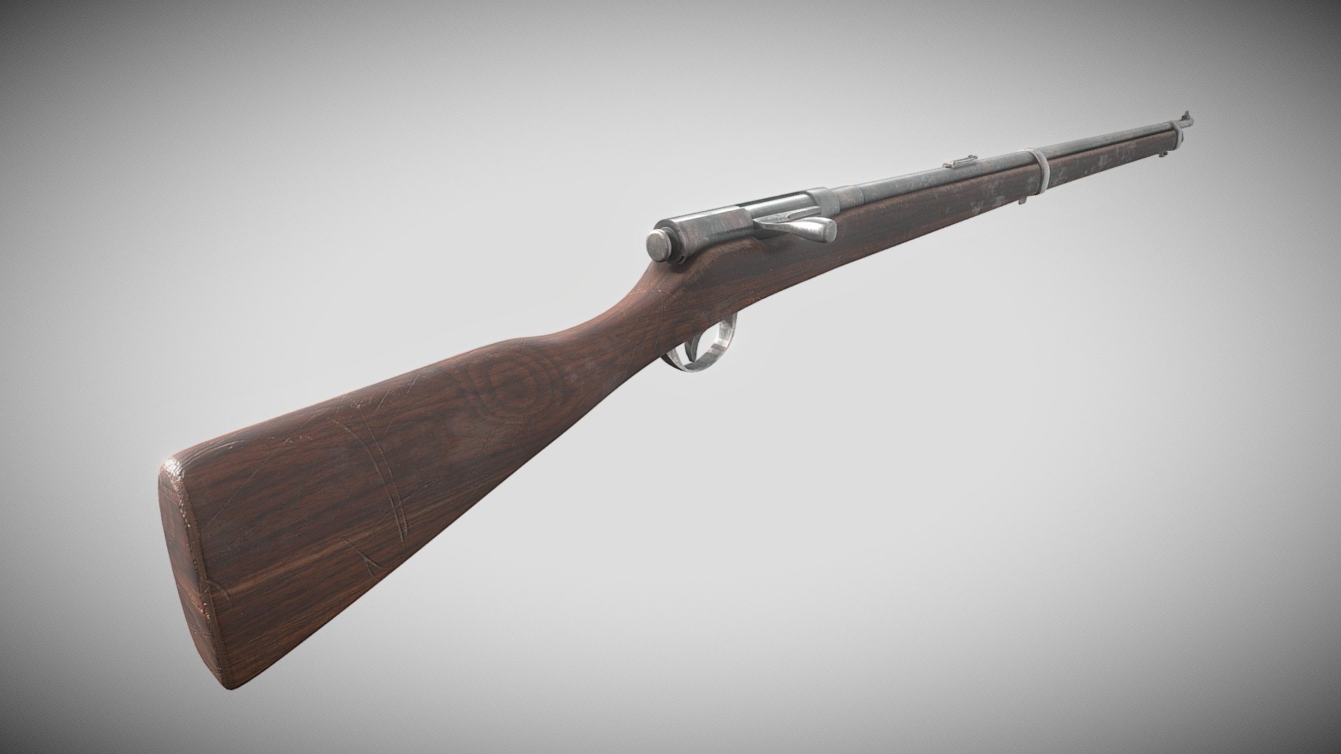 Murata rifle - 3D model by BlueOrchid3D [e3ee7b6] - Sketchfab