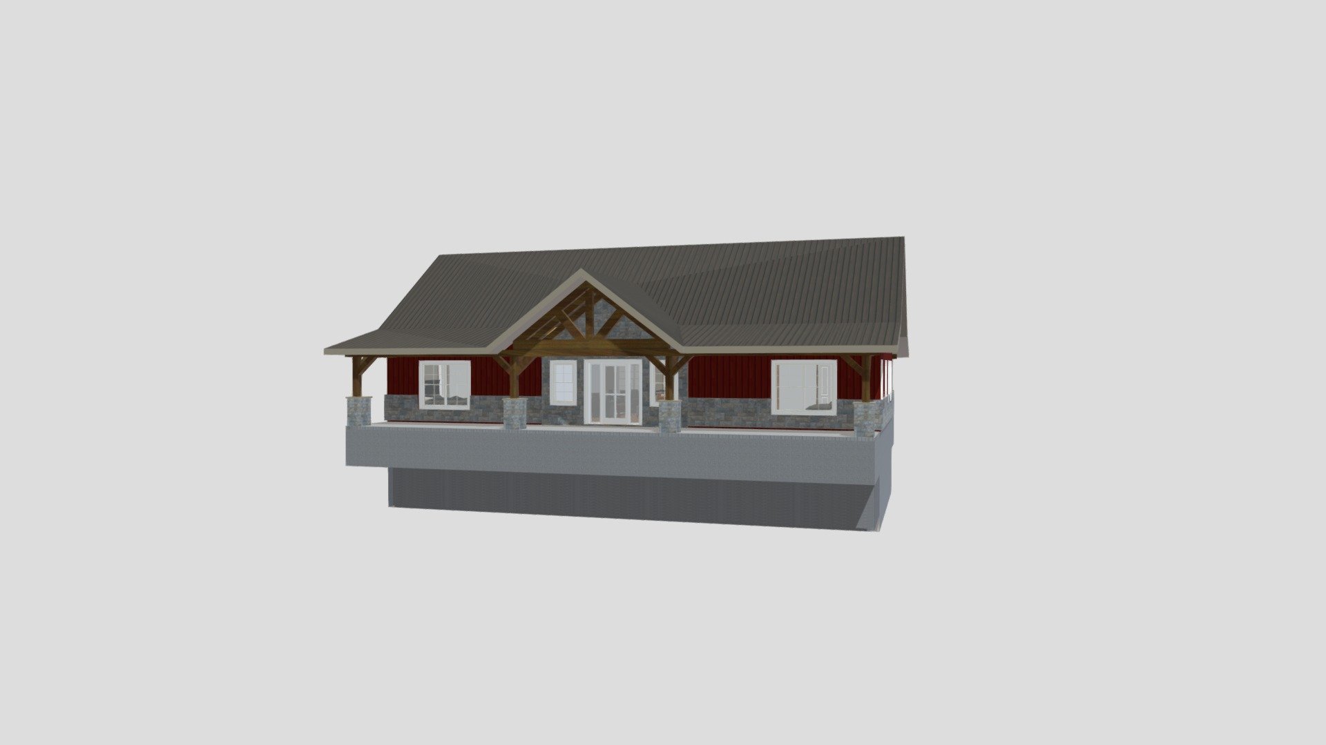 Walsh-9/12 Pitch Porches - 3D model by Virtual Architec LLC (@varchitec ...