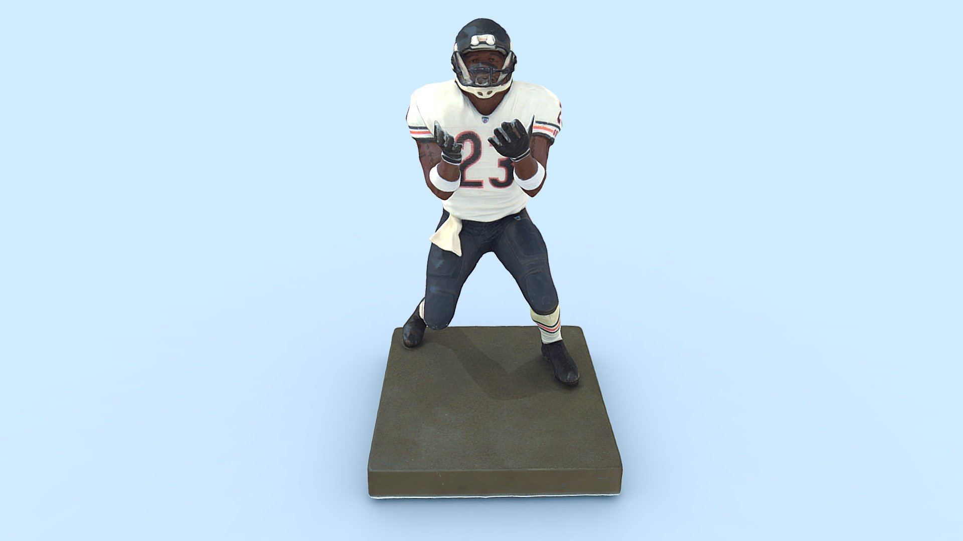 Football Player Figurine - 3D model by Michael Camilo Saari ...