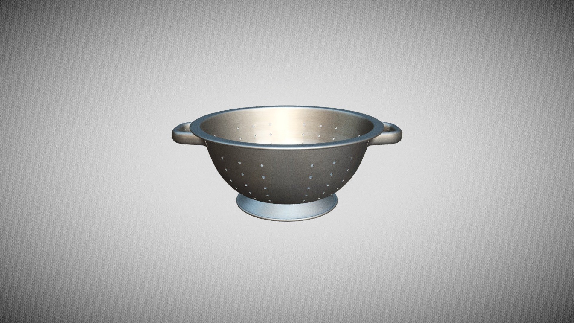 Colander - 3D model by peterbrooks [e3ef3ed] - Sketchfab
