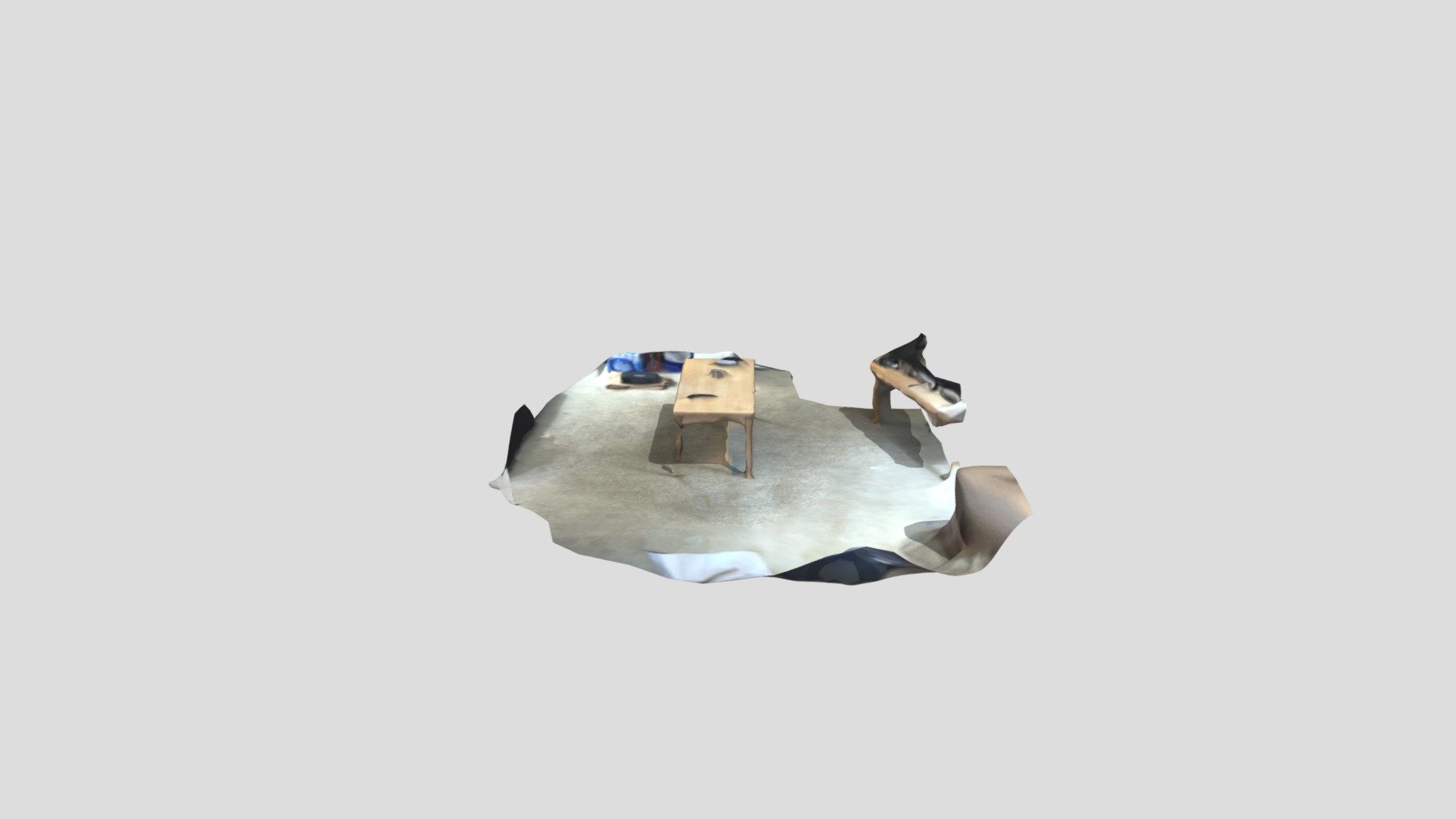 Table In Use - 3D model by john.bulman [e3ef676] - Sketchfab