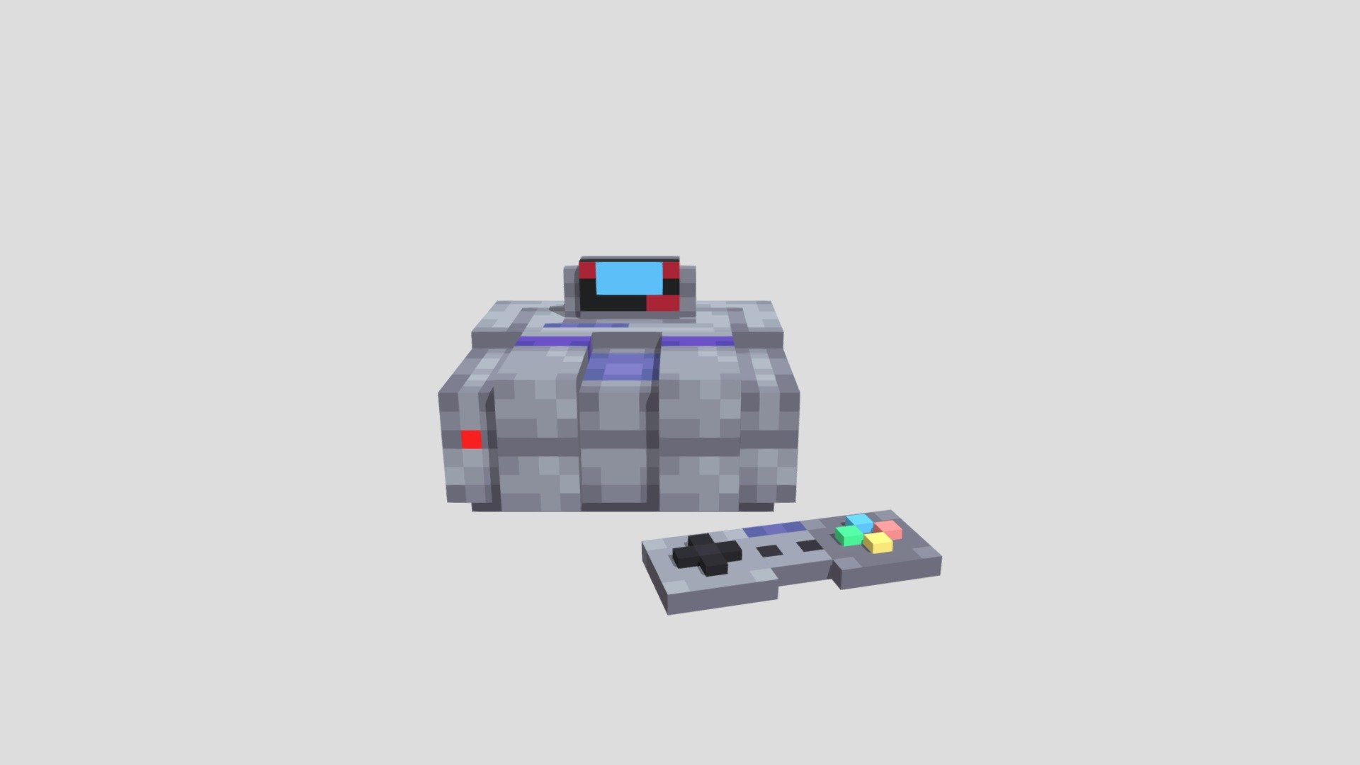 SNES - Download Free 3D model by ZappyGru [e3f416a] - Sketchfab