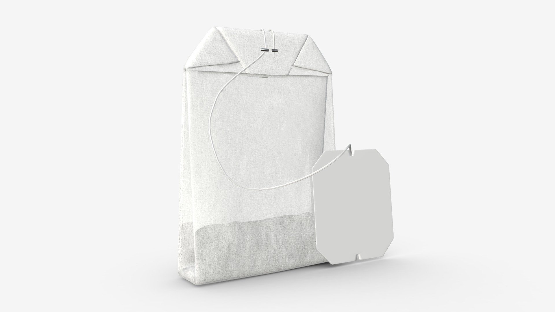 Tea bag with label 02 - Buy Royalty Free 3D model by HQ3DMOD ...