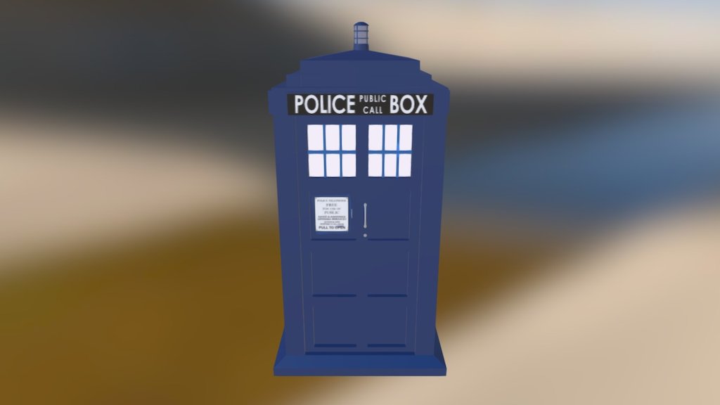 Tardis - 3D model by dustin53545 [e3f5b4a] - Sketchfab