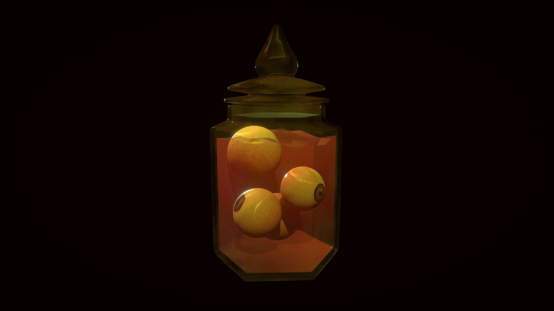 Jar Of Eyes - 3D model by mddie (@mddie10) [e3f618f] - Sketchfab