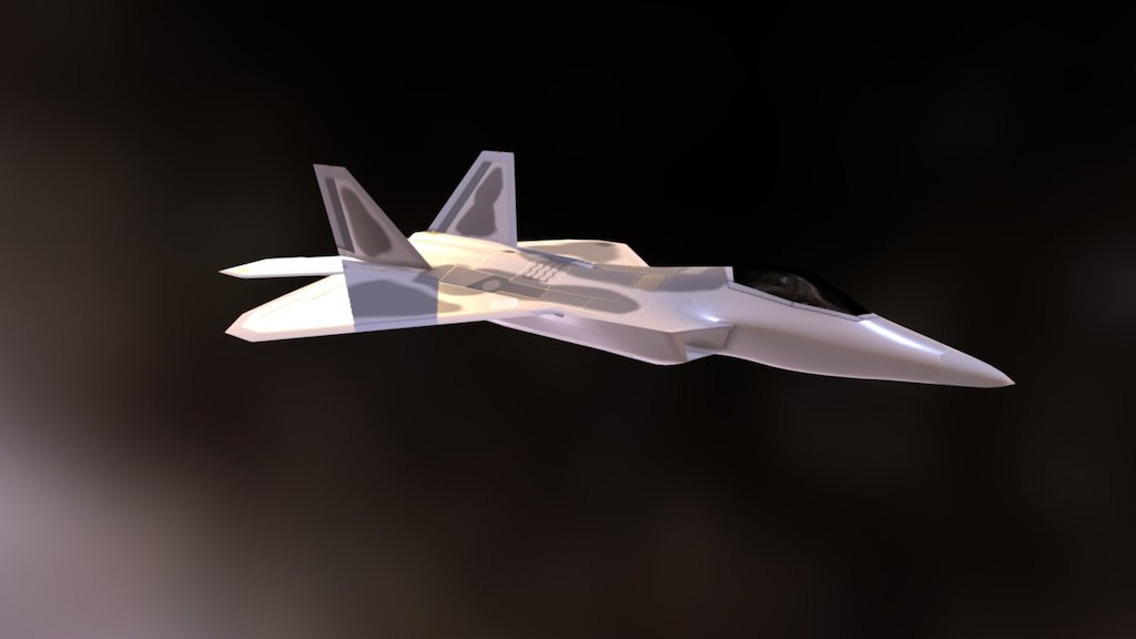 F22 Raptor - 3D model by SindreG (@SindreGroen) [e3f6247] - Sketchfab