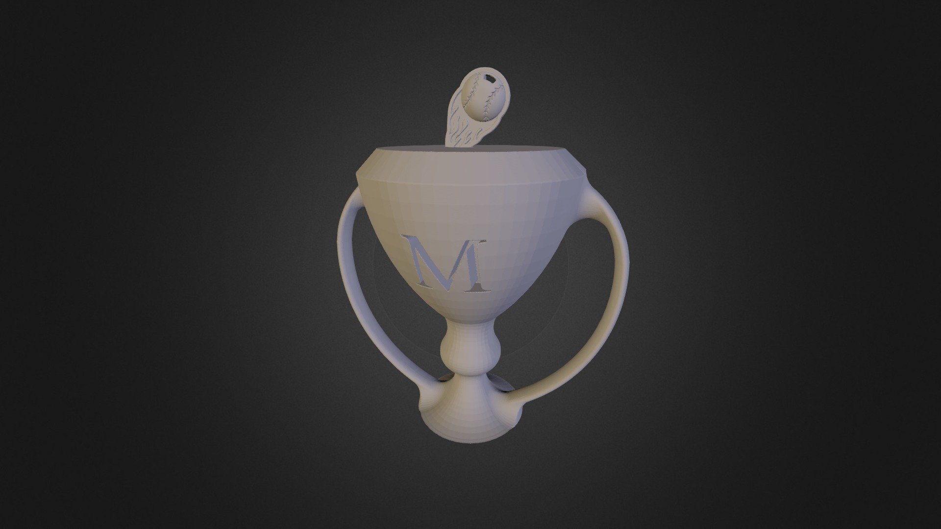 Softball Trophy - 3D model by ScanmasterFlash [e3f6c1d] - Sketchfab