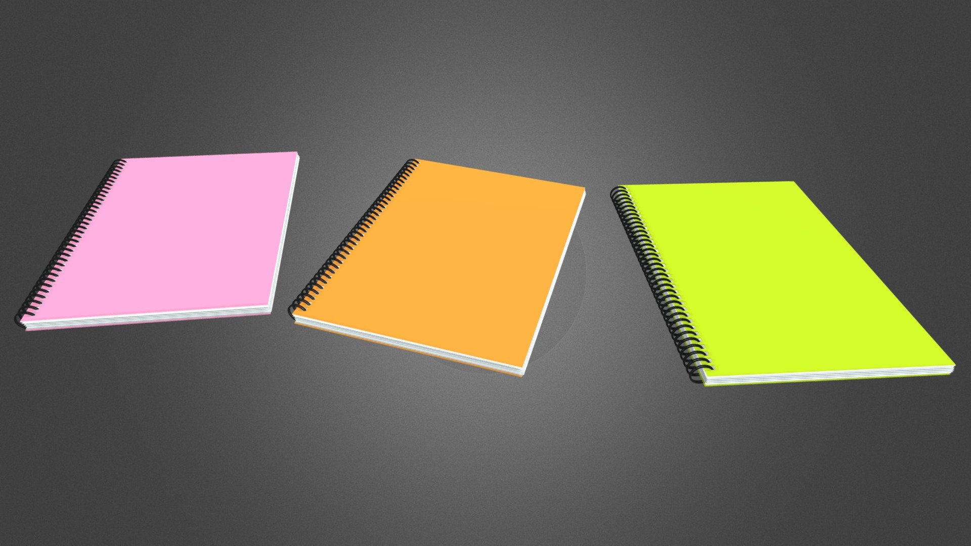 Spiral notebooks - 3D model by Rodri (@rodrigodelpozo99) [e3f8622 ...