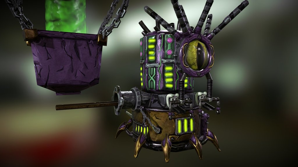 WoW Legion Competition - Demonic Furnace - 3D model by Leoluch [e3f9638 ...