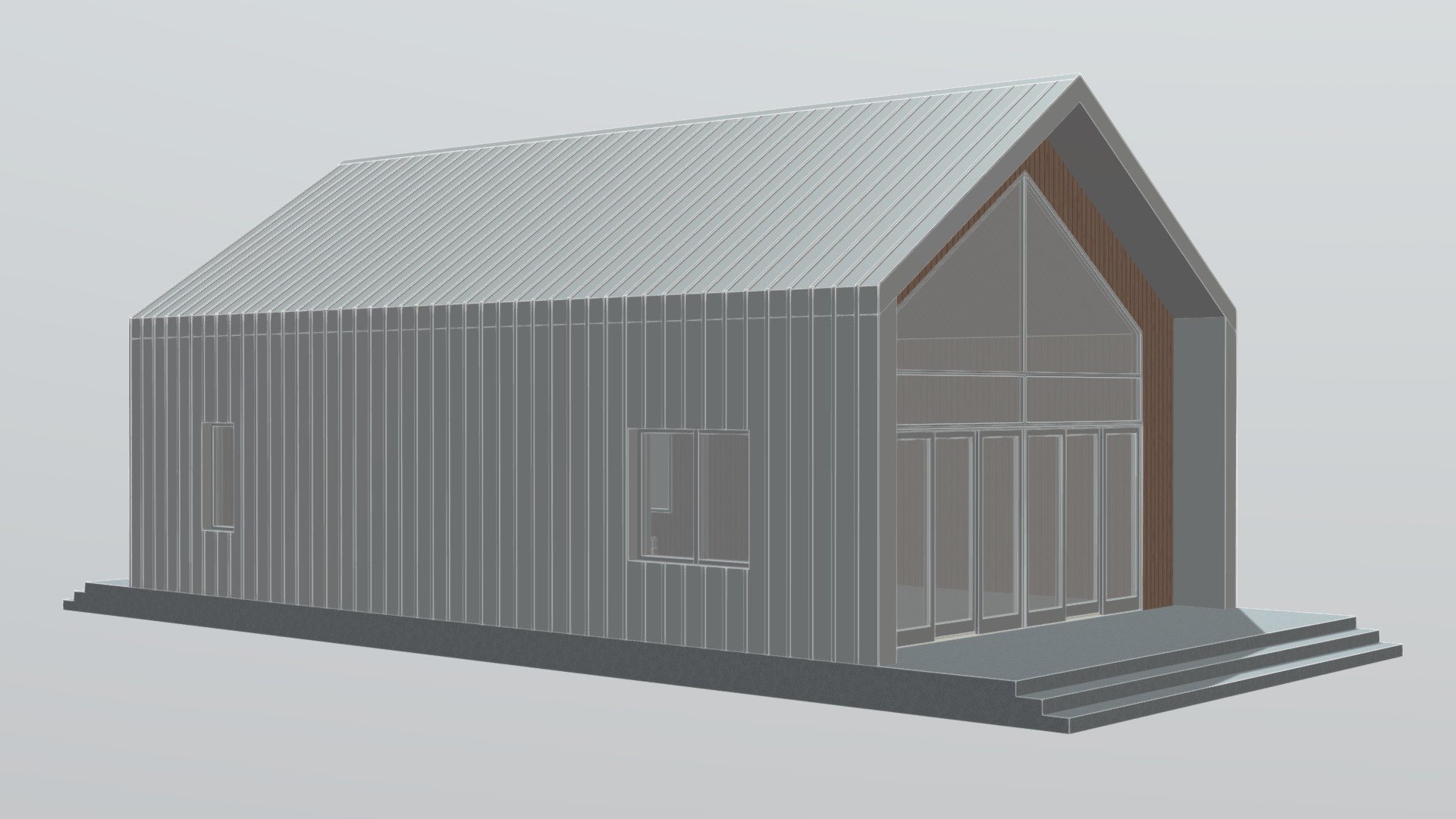 Barndominium House 042 - 3D model by Ar Sujan (@archimplellc) [e3fcb8a ...