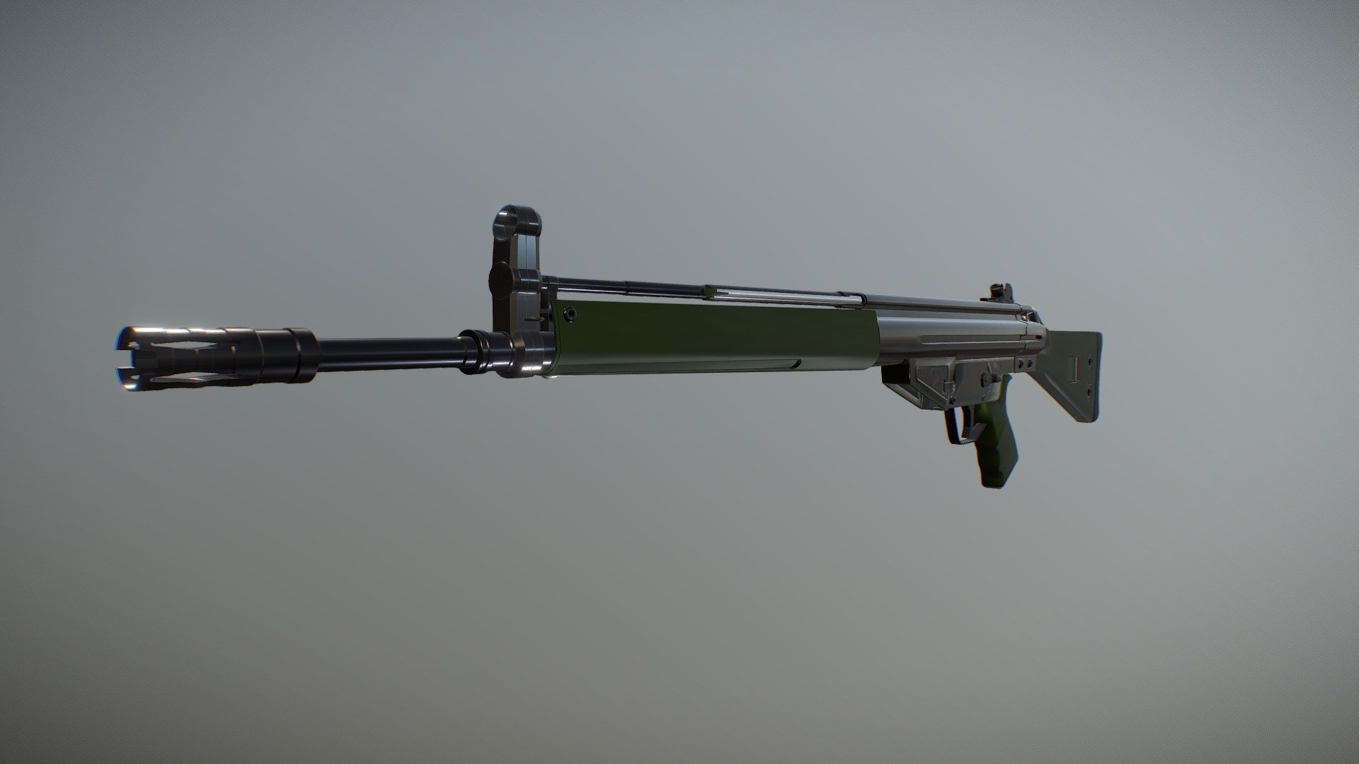 ELVO H&K G3A3 - 3D model by Ricy (@ngon_3d) [e3fd69d] - Sketchfab