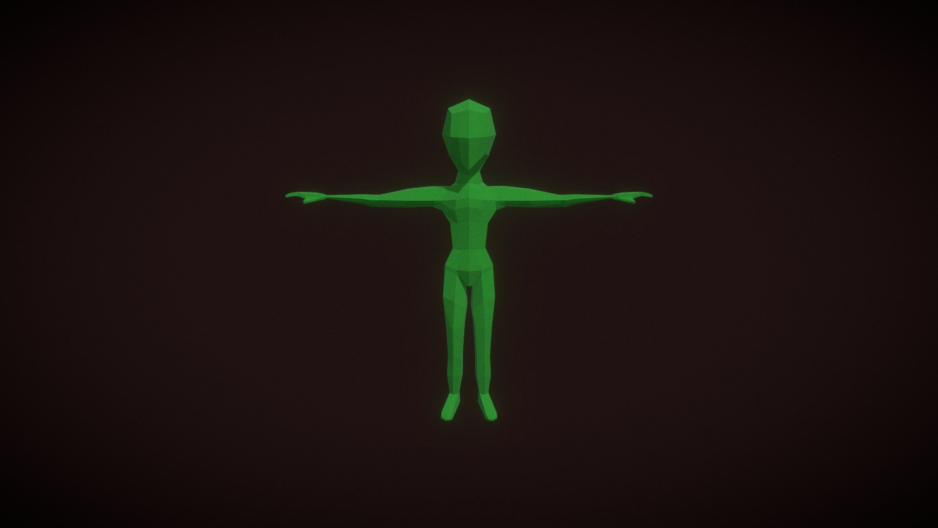 Humanoid Non Binary Low Poly Character - 3D model by MoniGarr ...