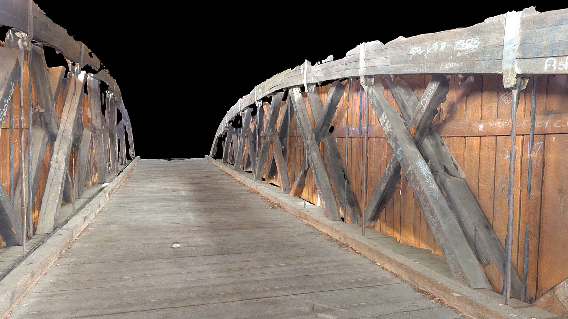 Covered Bridge - 3D model by Apex-Maker [e3fe52e] - Sketchfab