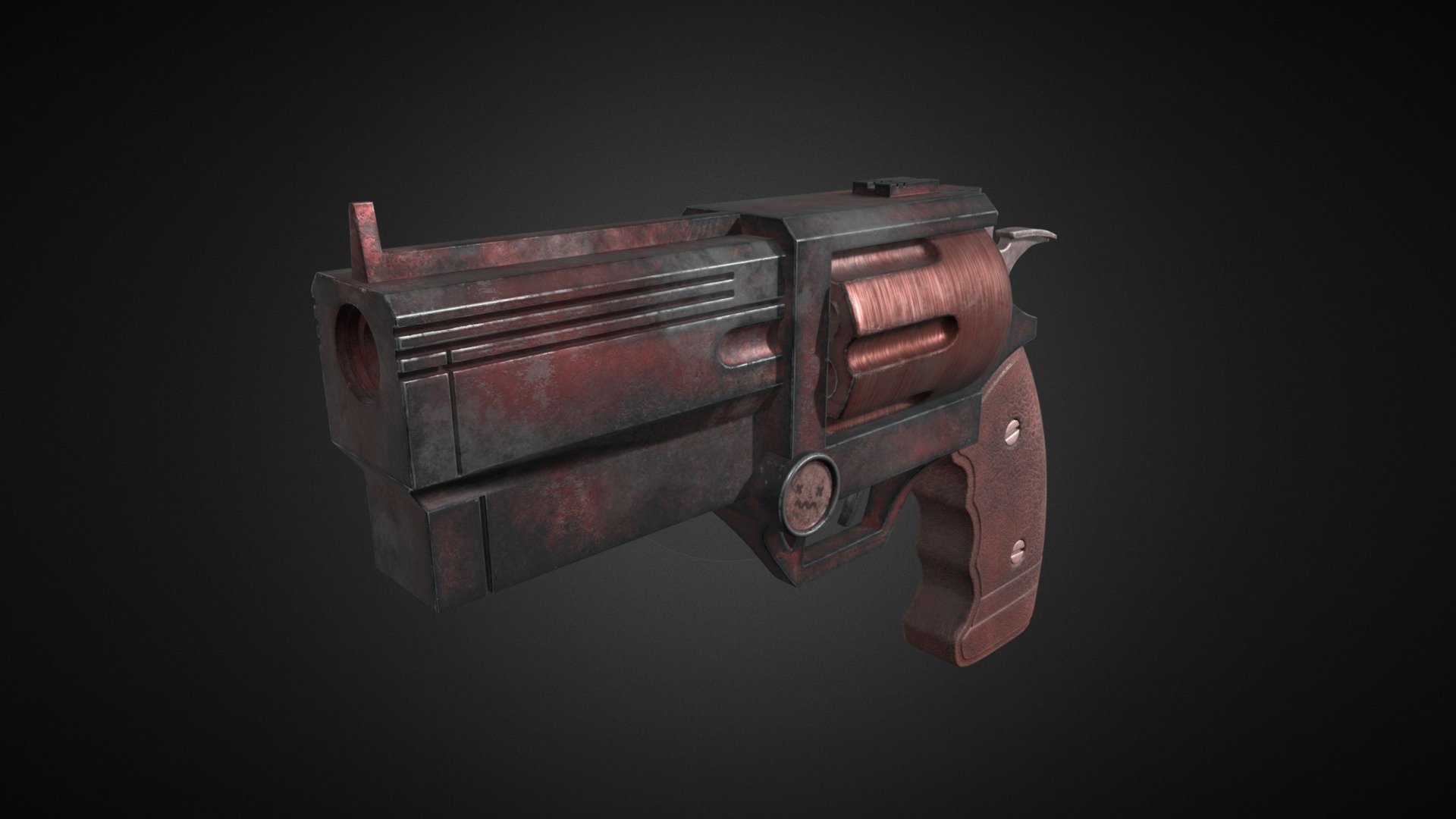 Revolver Concept - 3D model by okbt_art [e3ff569] - Sketchfab