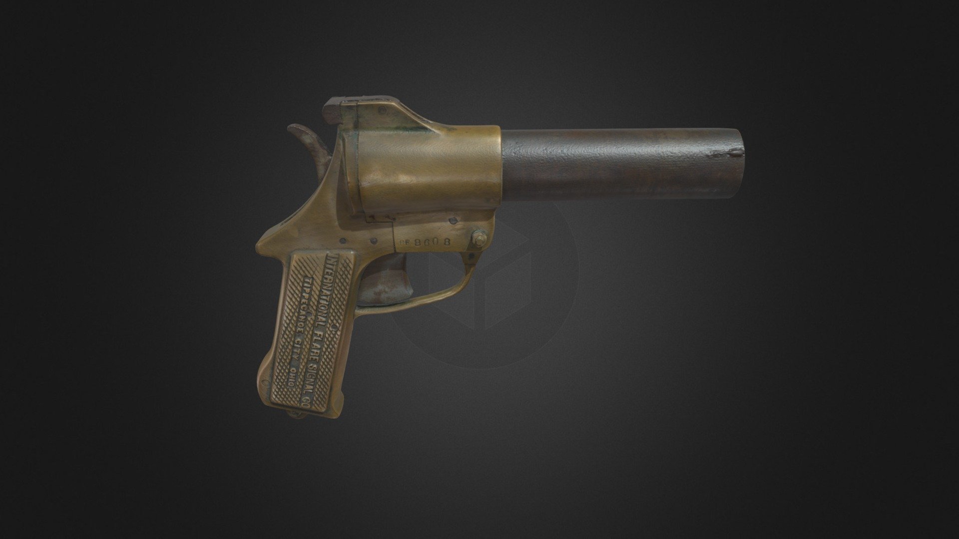 Flair Gun - 3D model by Eriskay Heritage (@eriskay) [e4009d7] - Sketchfab