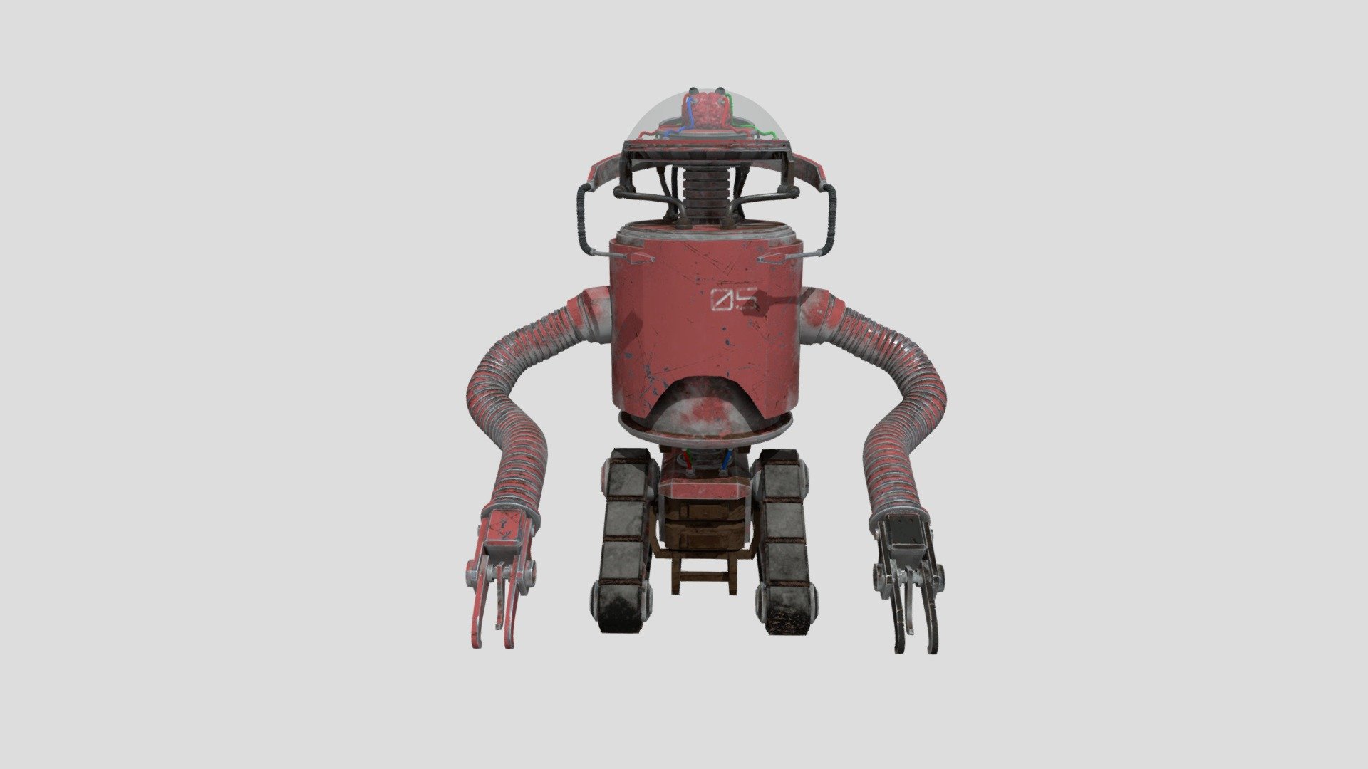 Stylised Robobrain - University Assignment - 3D model by Daniel Smith ...