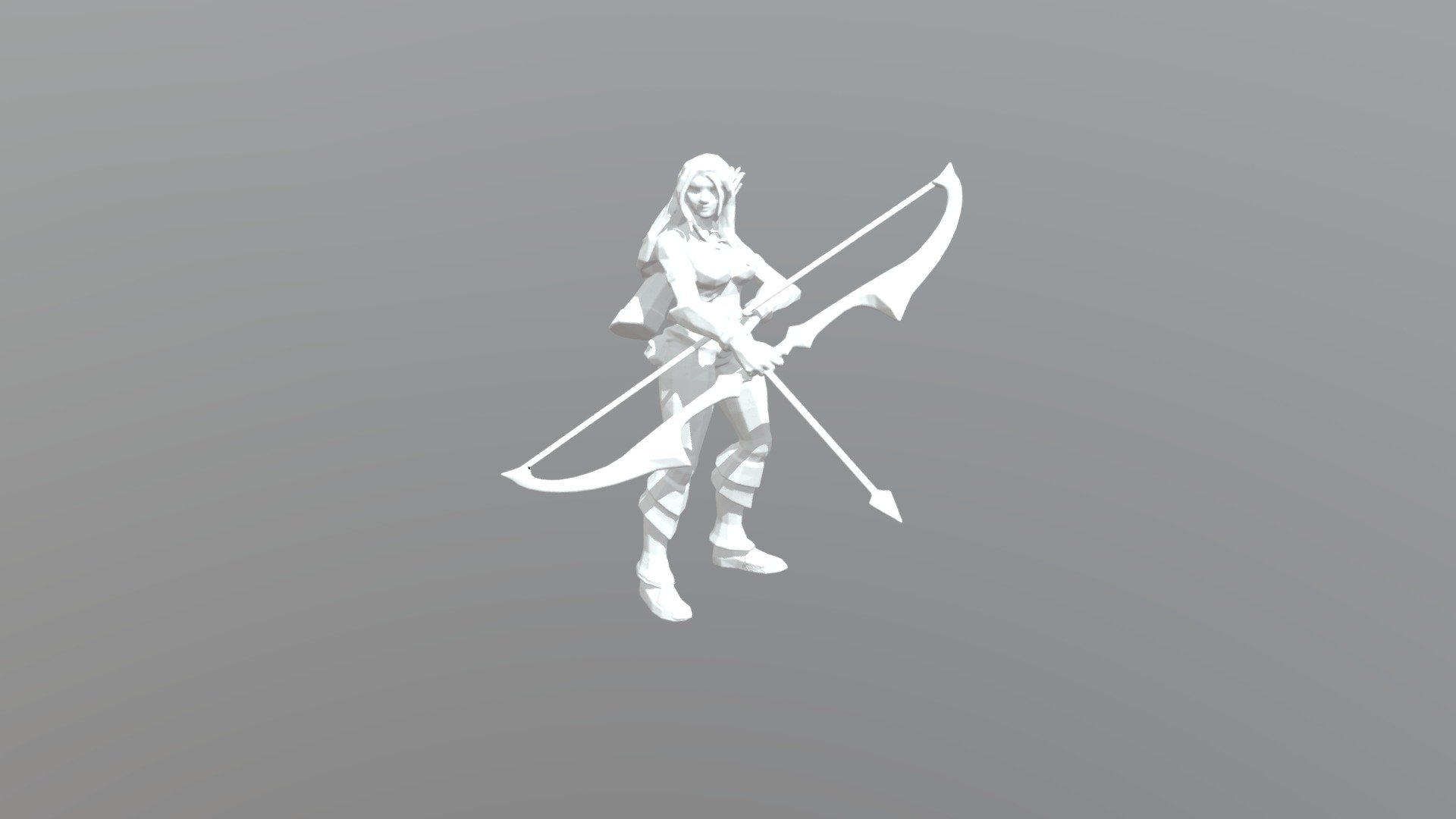 Ashe League of Legends - 3D model by apiner [e4044fc] - Sketchfab
