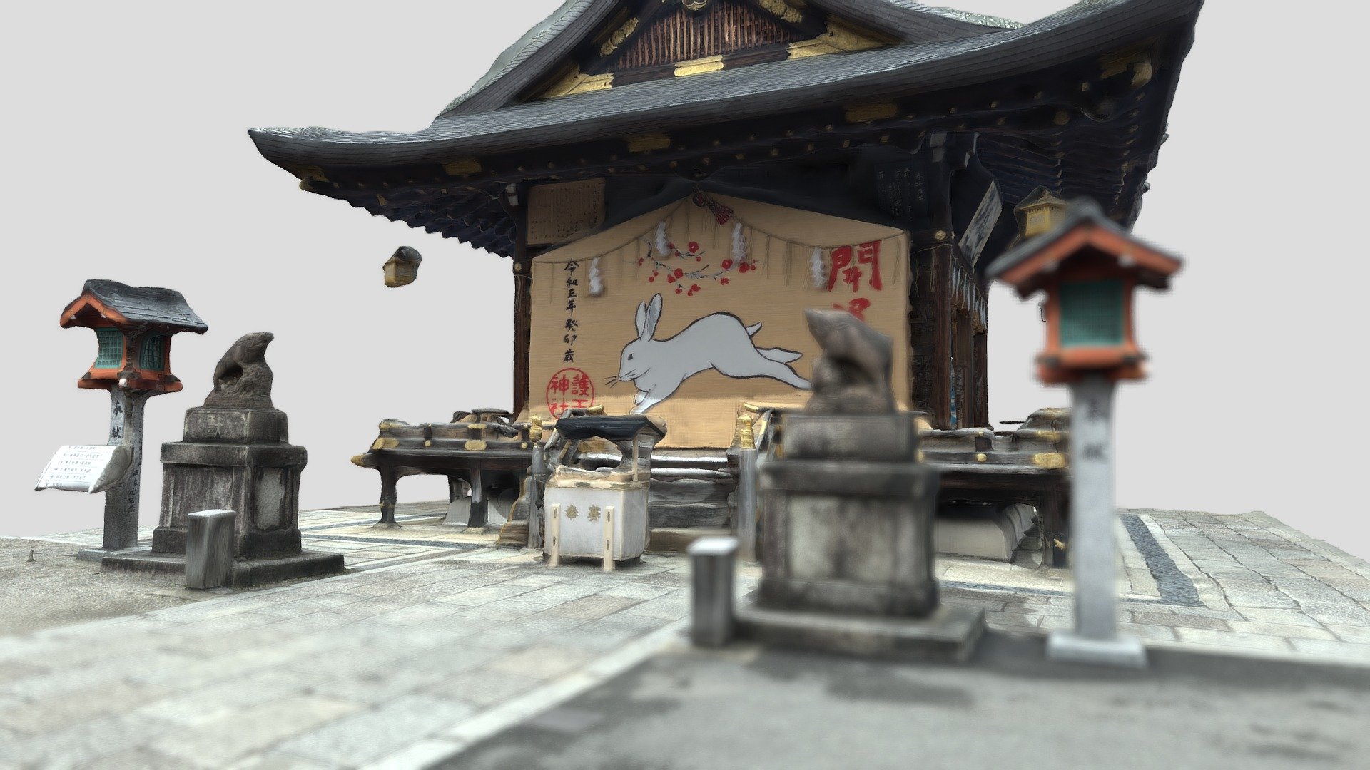 Goo Jinja Rabbit Year, better? - 3D model by Koto3D Stephane Vogley ...