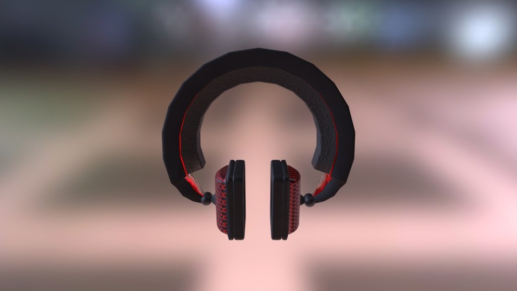 Low Poly Headphones - 3D model by Drcoconutzs [e404d06] - Sketchfab