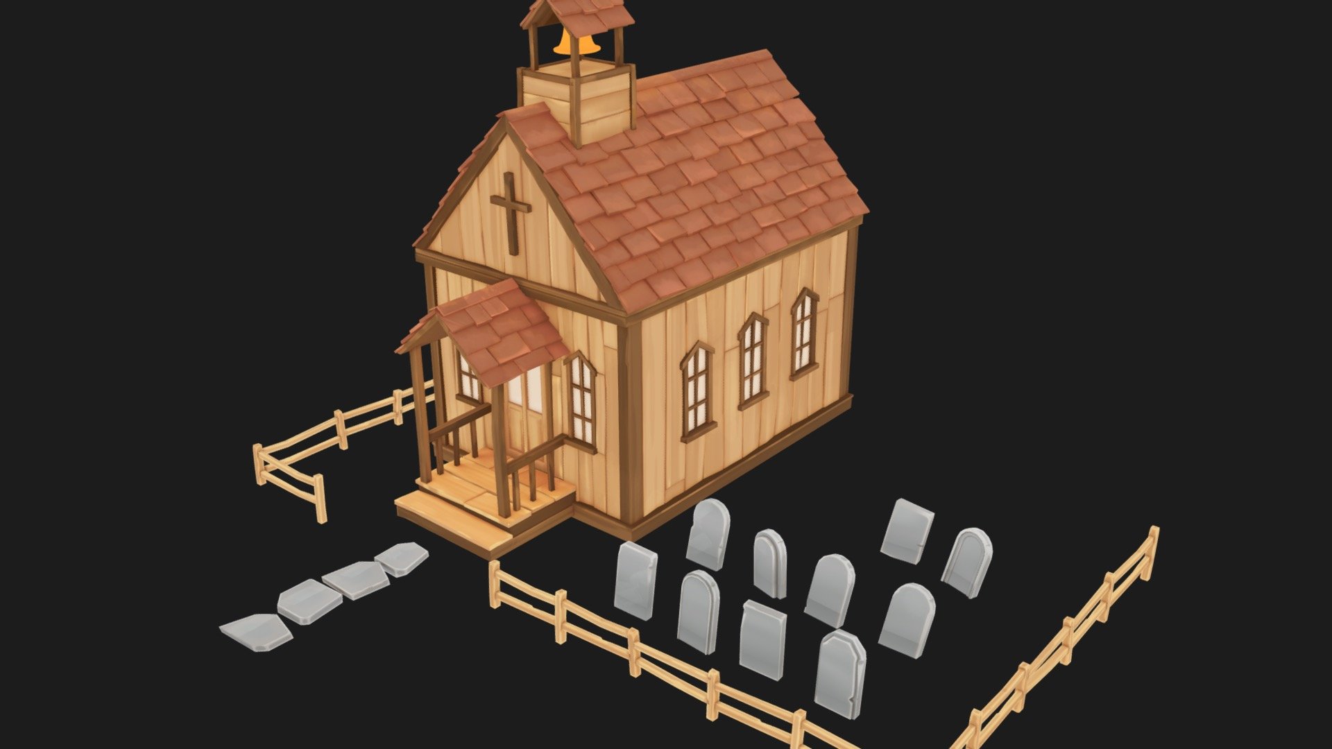 church - Download Free 3D model by dddzzz [e406c09] - Sketchfab
