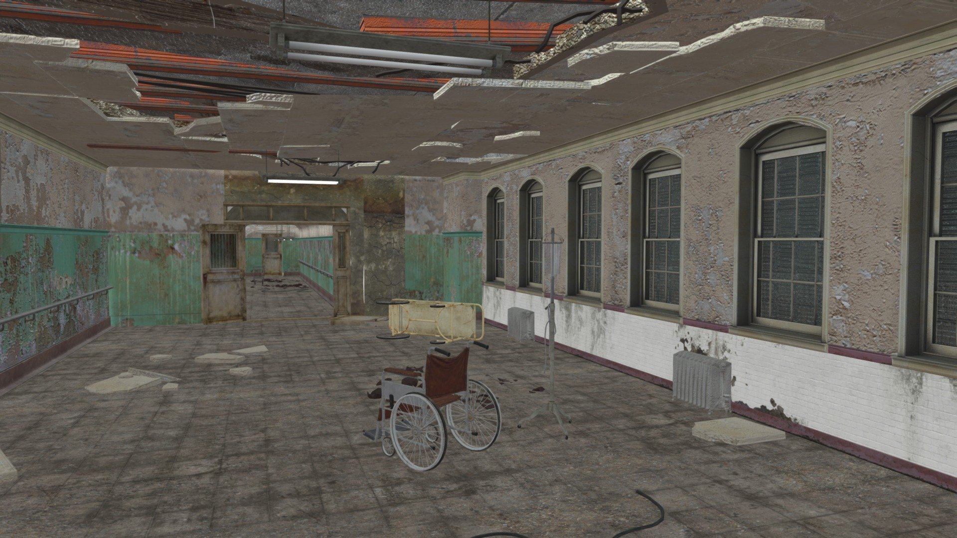 The Hospital (2 of 4) - Download Free 3D model by Veterock ...
