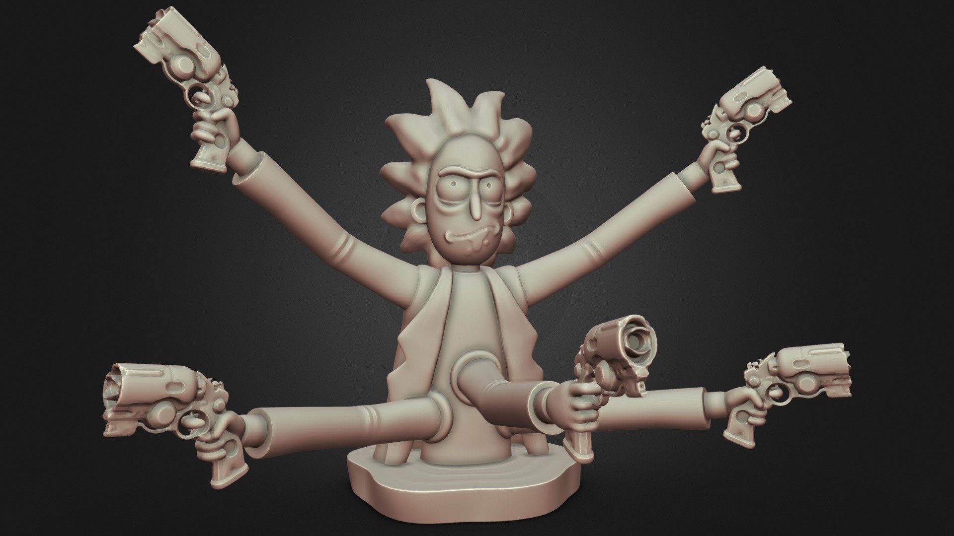 Rick and Morty - Buy Royalty Free 3D model by yogi_sandhi [e409bbc ...