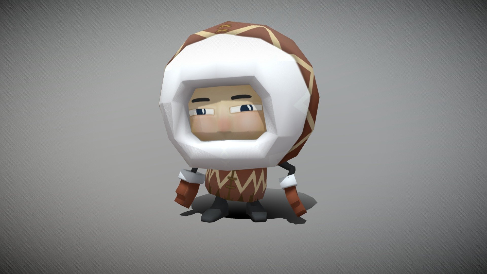 3DRT - Chibii - Eskimo - 3D model by 3DRT.com [e40be78] - Sketchfab