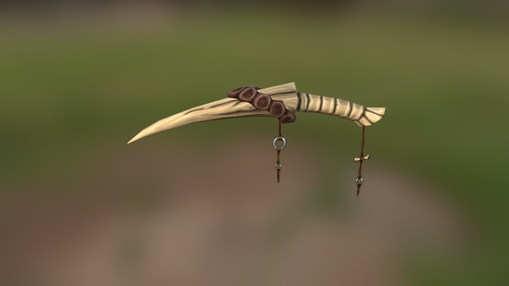 Bone Dagger - 3D model by Katrin M.Unger (@k.m.unger) [e40c7ef] - Sketchfab