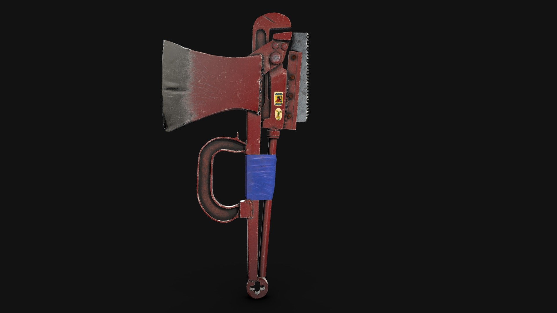 Soviet Axe / Советский топор - 3D model by qu6rid.vrn [e40ca5e] - Sketchfab