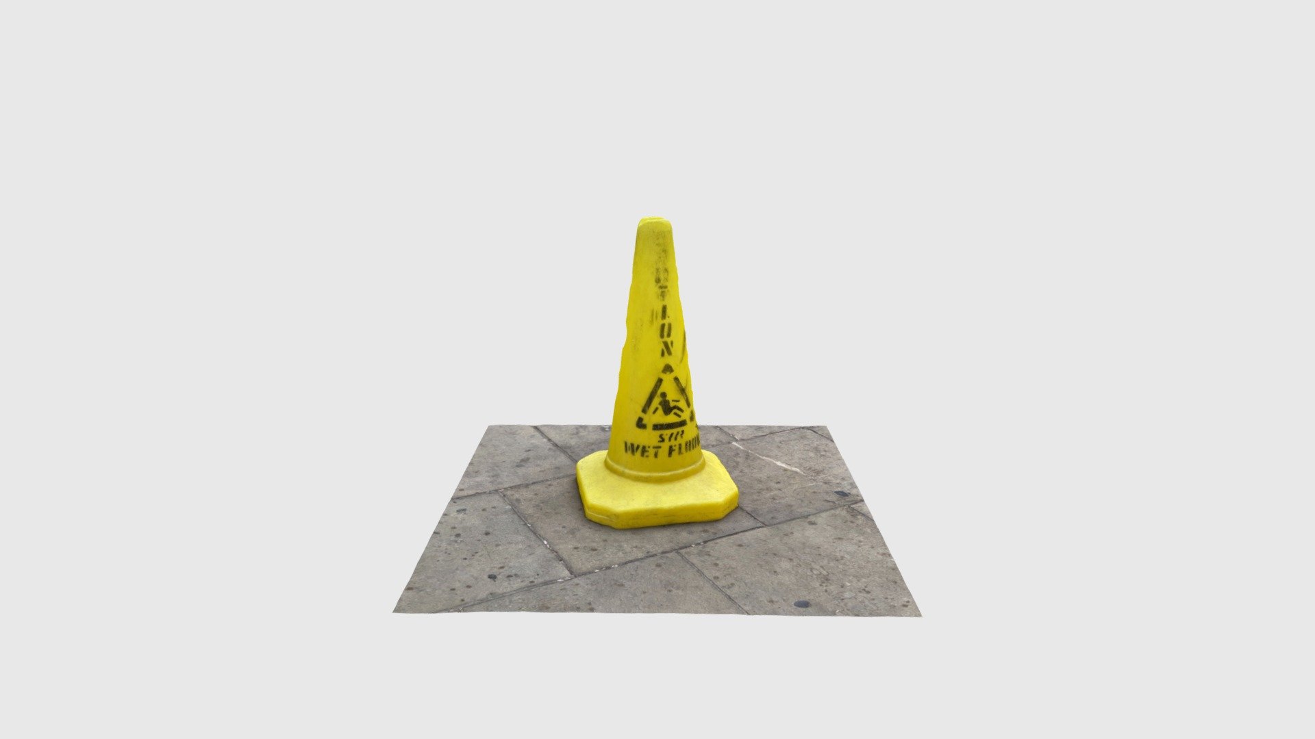 Caution sign - Download Free 3D model by mamiaou1 [e40cf81] - Sketchfab