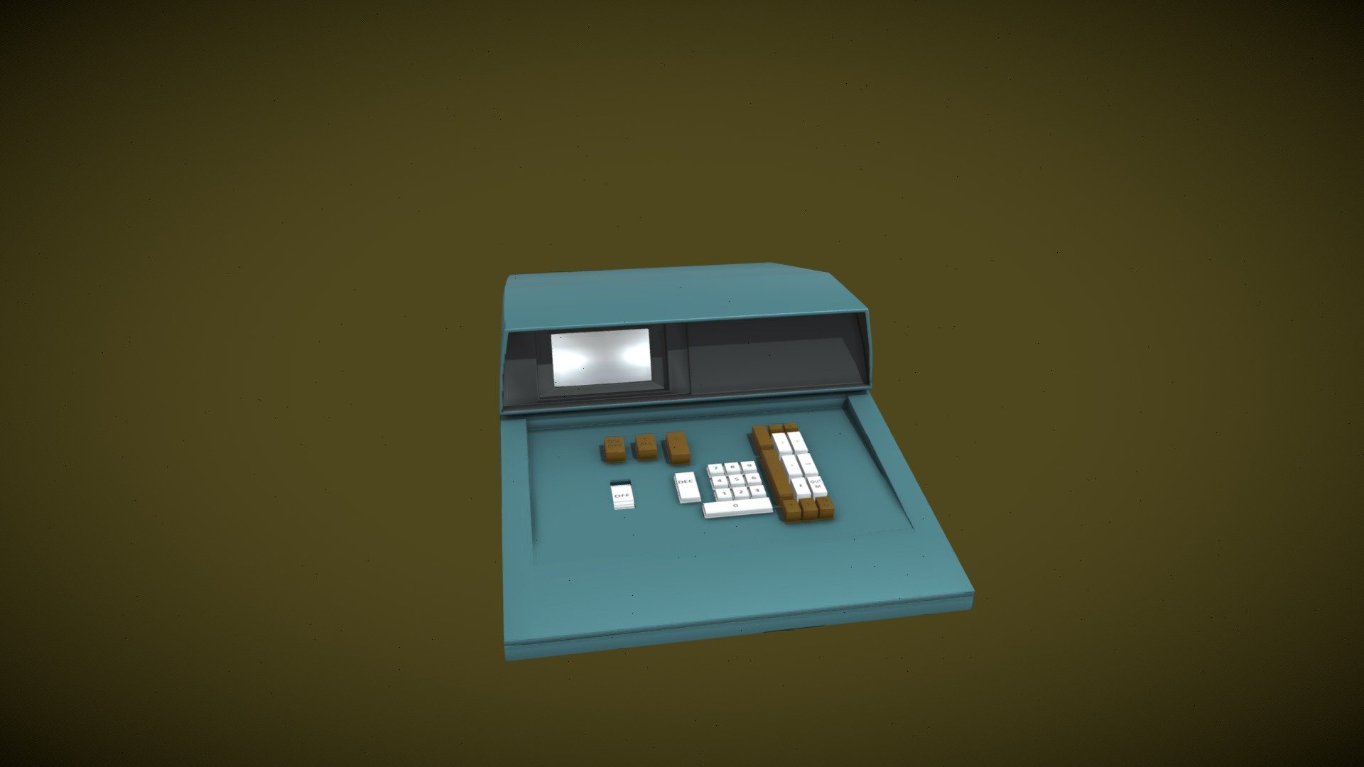 Retro Calculator - Download Free 3D model by skald98 [e40e621] - Sketchfab