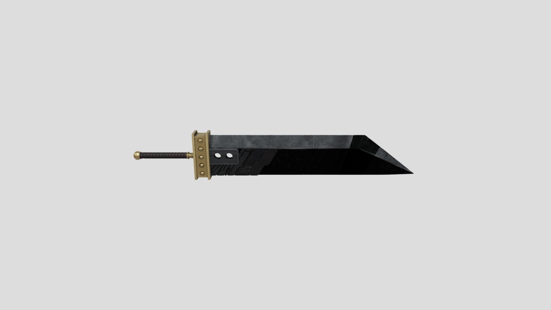 Buster Sword - 3D model by jannica [e40f858] - Sketchfab