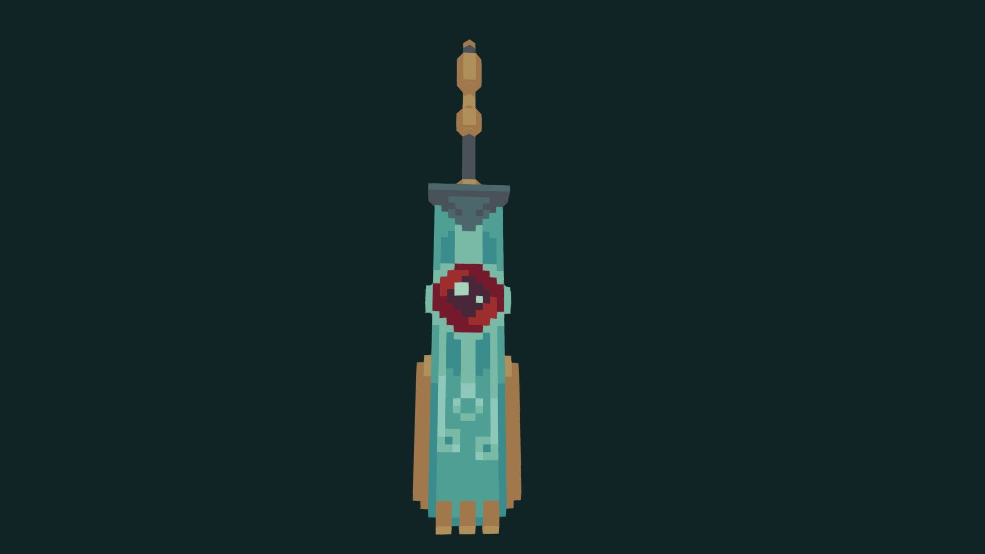 Polygon Pixel Art: Transistor - 3D model by HenryLutece [e4100bd ...
