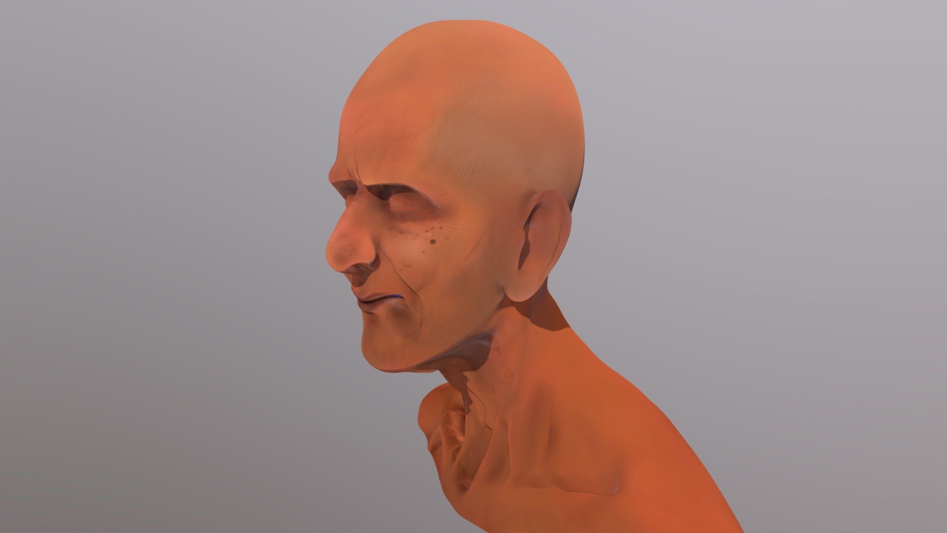 The Old Man - Download Free 3D model by Vishnu B (@vishnu_B) [e4106cc ...