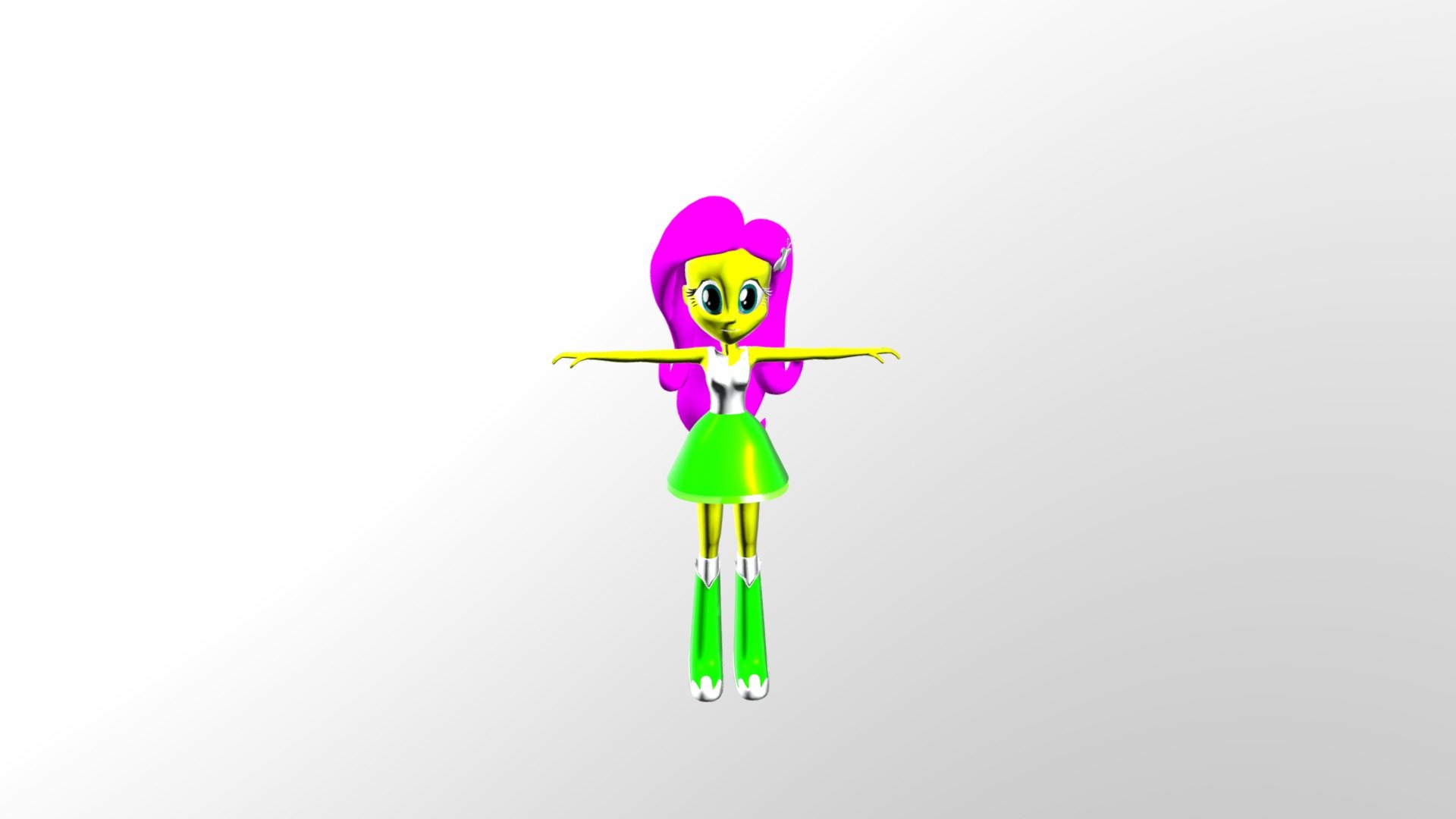 Fluttershy_1-0 - 3D model by kauanGMAI336 [e41269a] - Sketchfab