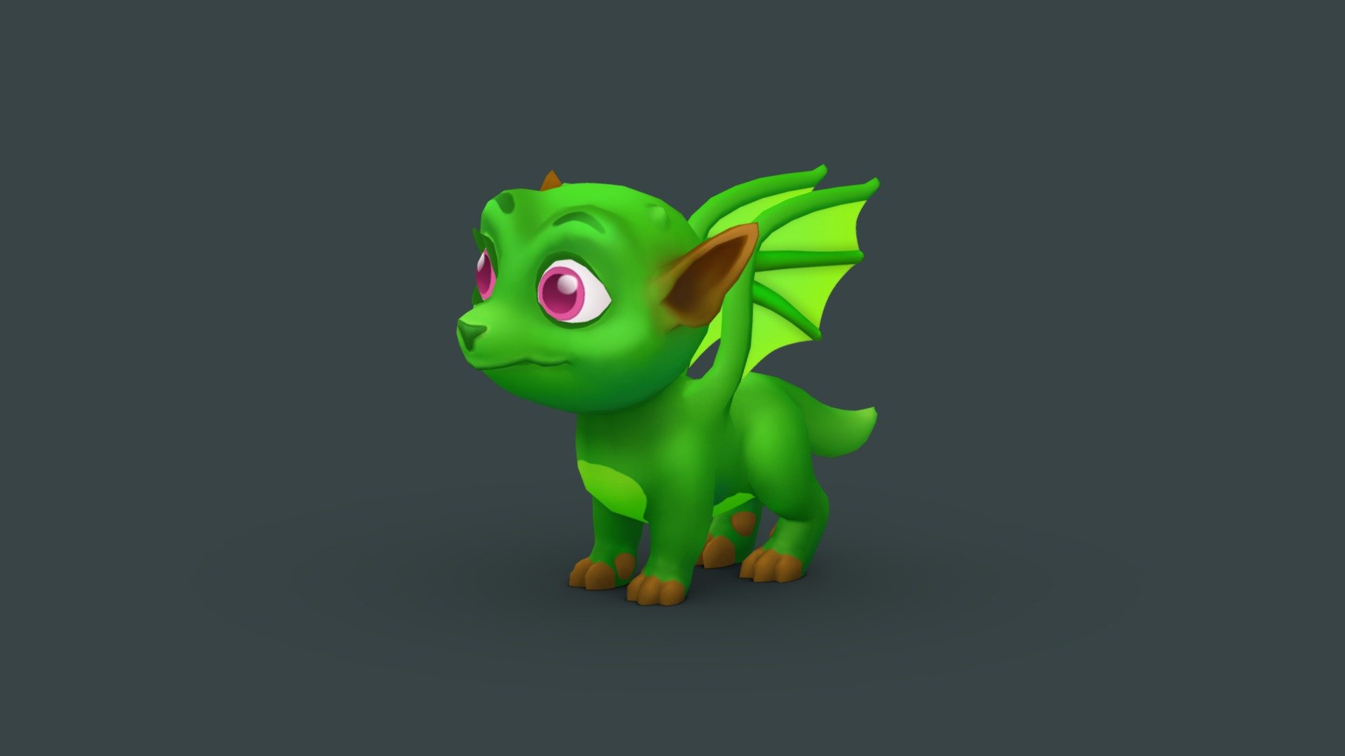 Forest Dragon Kid - 3D model by TonyForge (@tonyforge.public) [e413620 ...