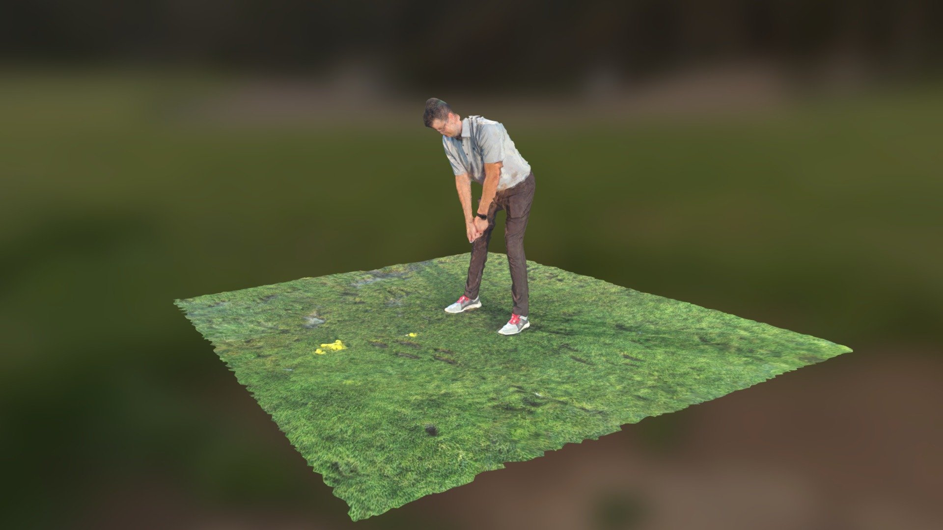 Golfer - Download Free 3D model by cozbot [e41420e] - Sketchfab