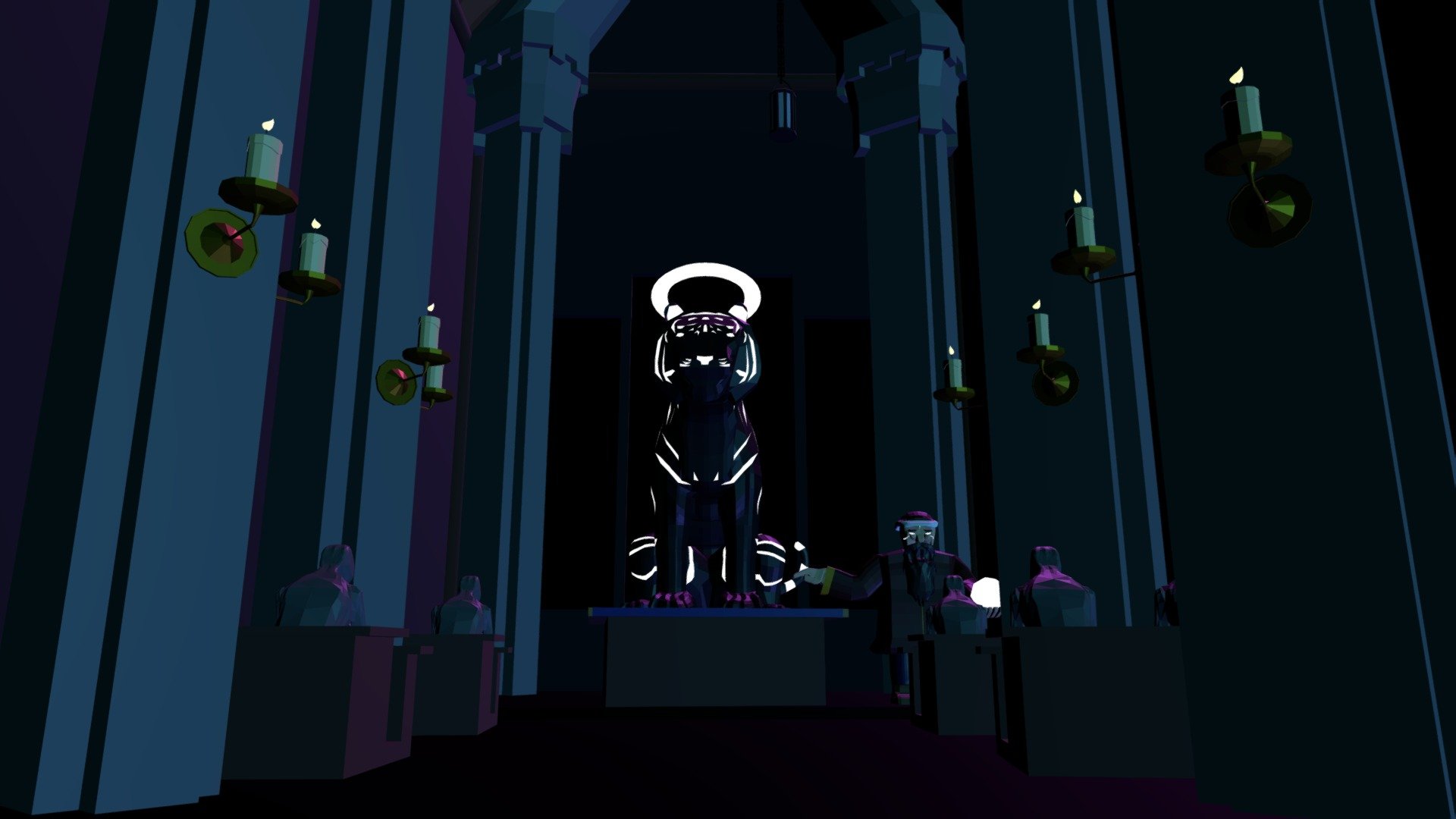 Cube World: Cult of the 3 eyed tiger (version 2) - 3D model by Sven ...